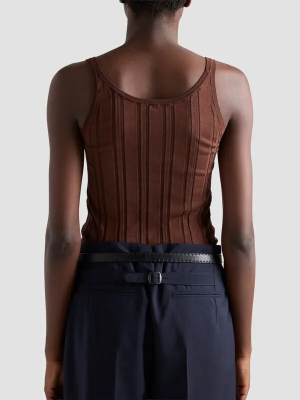 Prada Cotton Top - Brown