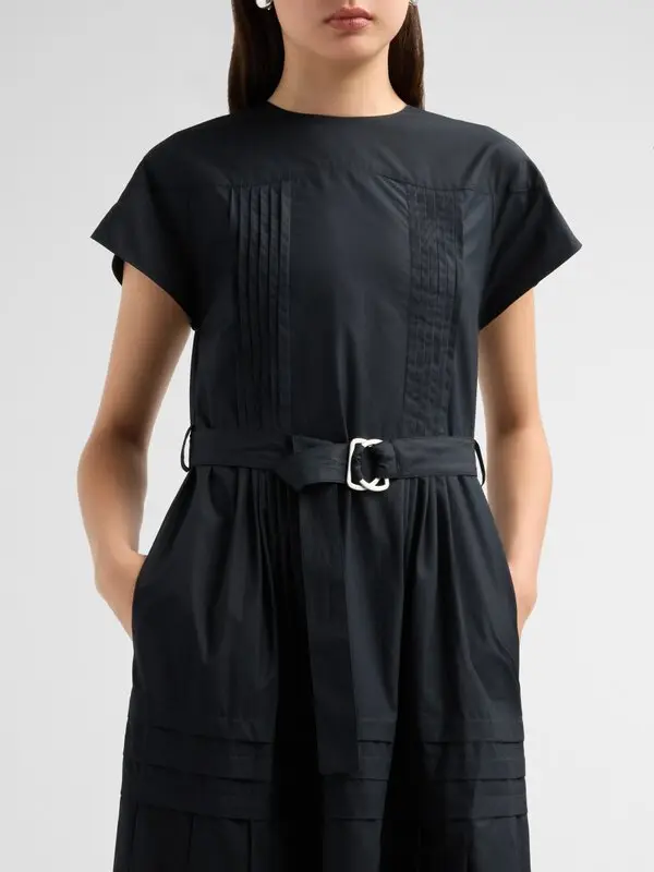 3.1 Phillip Lim Pleated Cotton Poplin Midi Dress