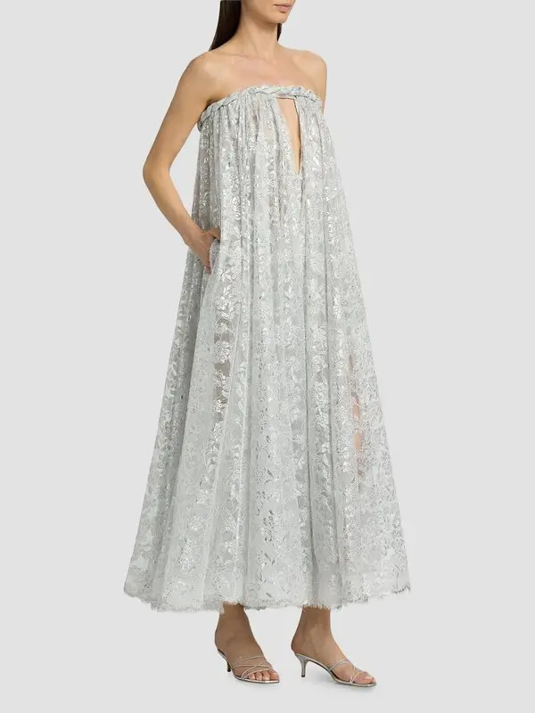 Zimmermann Carousel Metallic Twist Gown