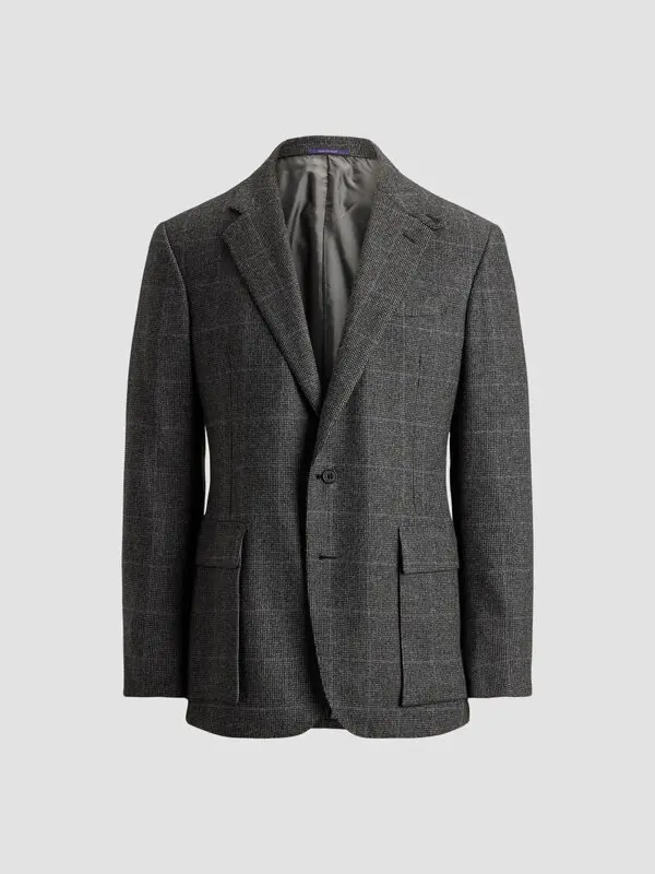 Ralph Lauren Purple Label Glenn Hand-tailored Tick-weave Jacket
