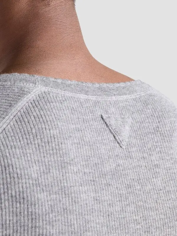 Prada Ribbed Cashmere Cardigan