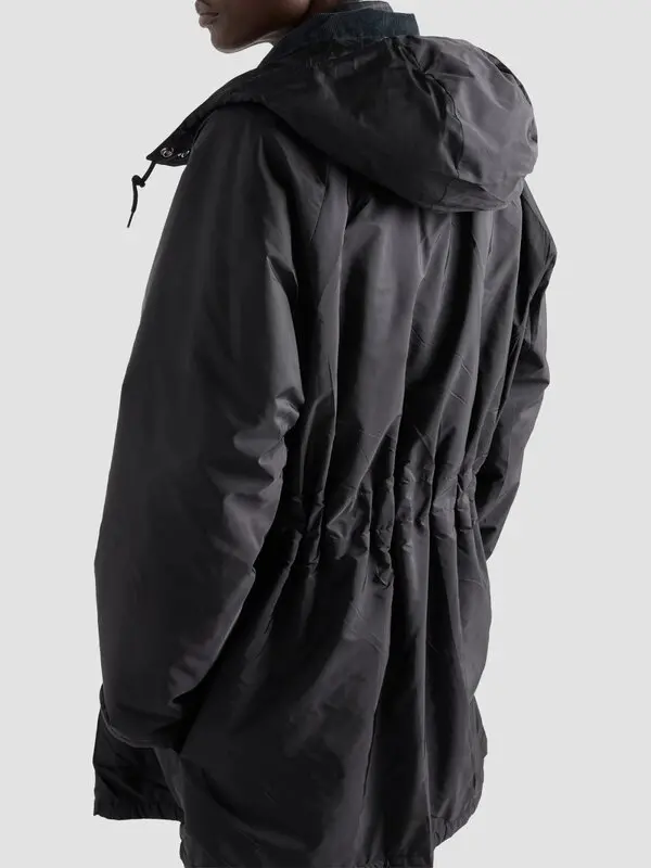Prada Light-weight Nylon Waterproof Parka Coat