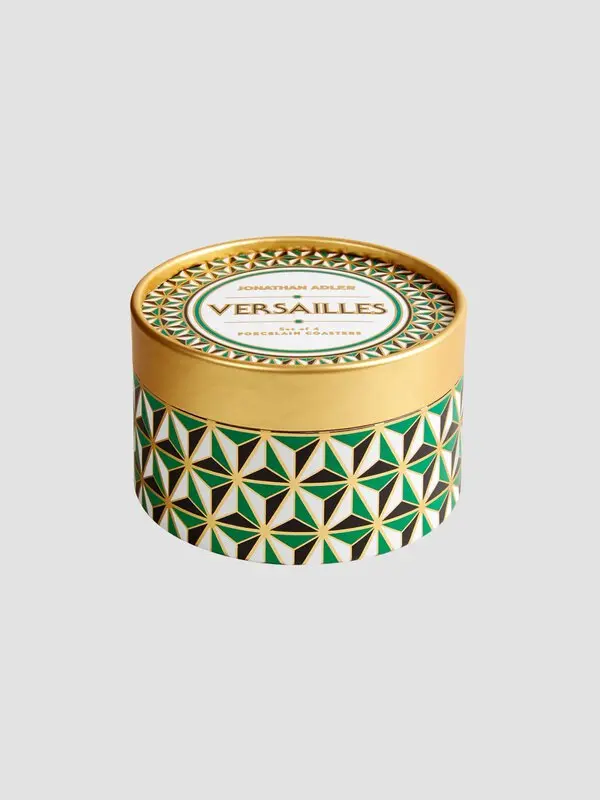 Jonathan Adler Versailles 4-piece Coaster Set