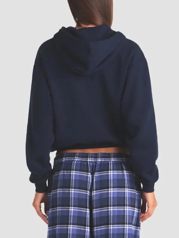 SKIMS Cotton Fleece Zip-up Hoodie