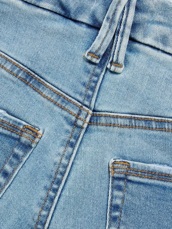 Good American Good Legs Crop Mini Boot Jeans
