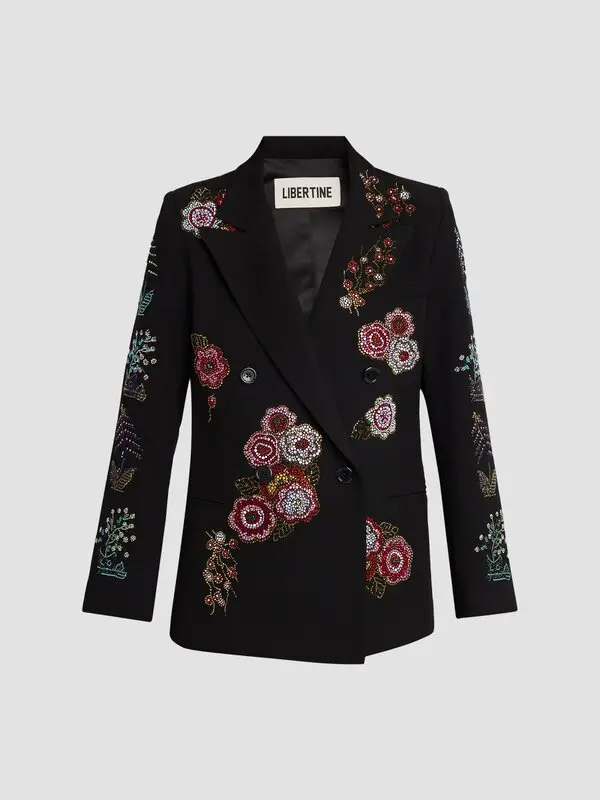 Libertine Colette Double-breasted Blazer - Black