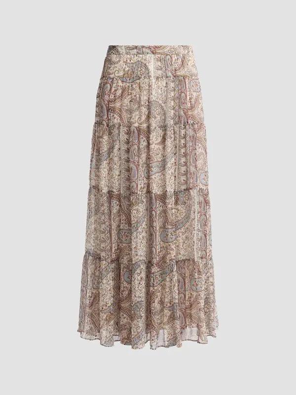 Ba&sh Cali Paisley Print Maxi Skirt