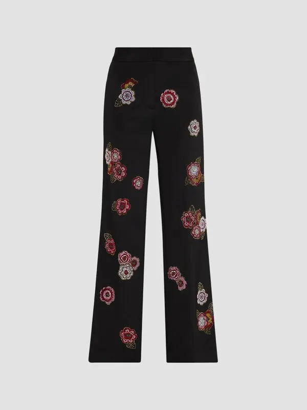 Libertine Colette Beaded Wide-leg Trousers