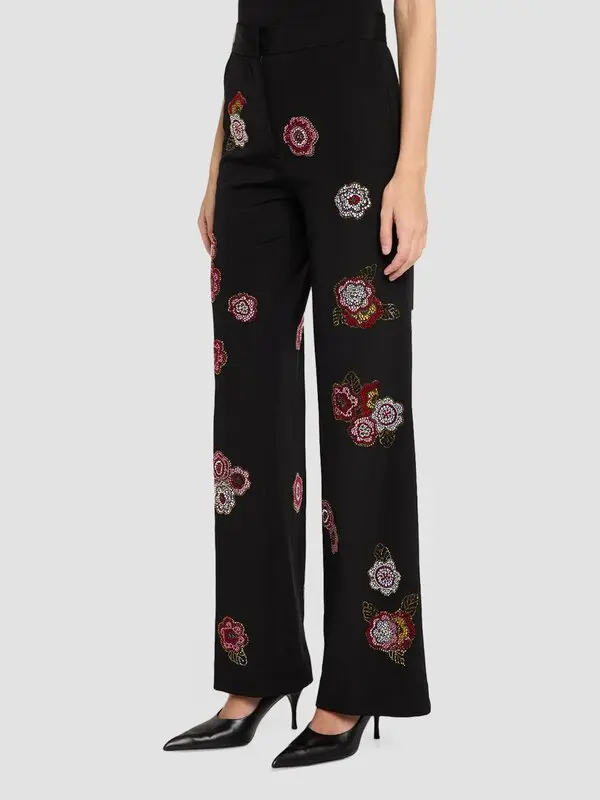 Libertine Colette Beaded Wide-leg Trousers