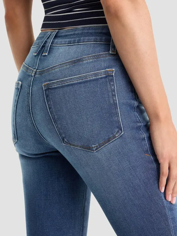 Good American Soft Tech Good Legs Flare Jeans