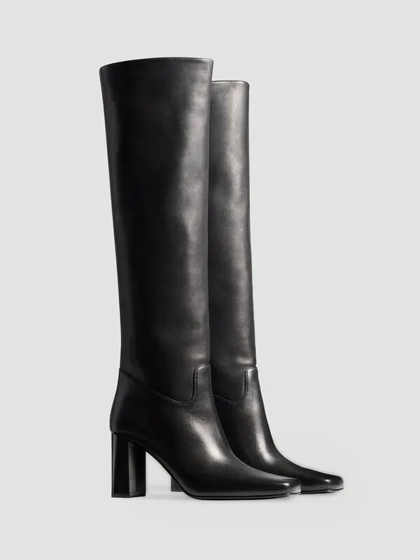 Khaite Petra 85mm Leather Knee-high Boots