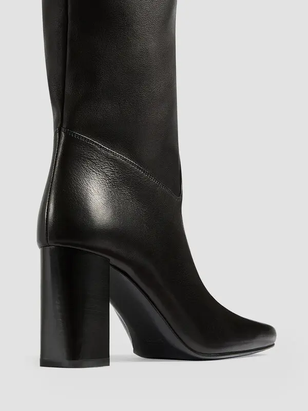 Khaite Petra 85mm Leather Knee-high Boots