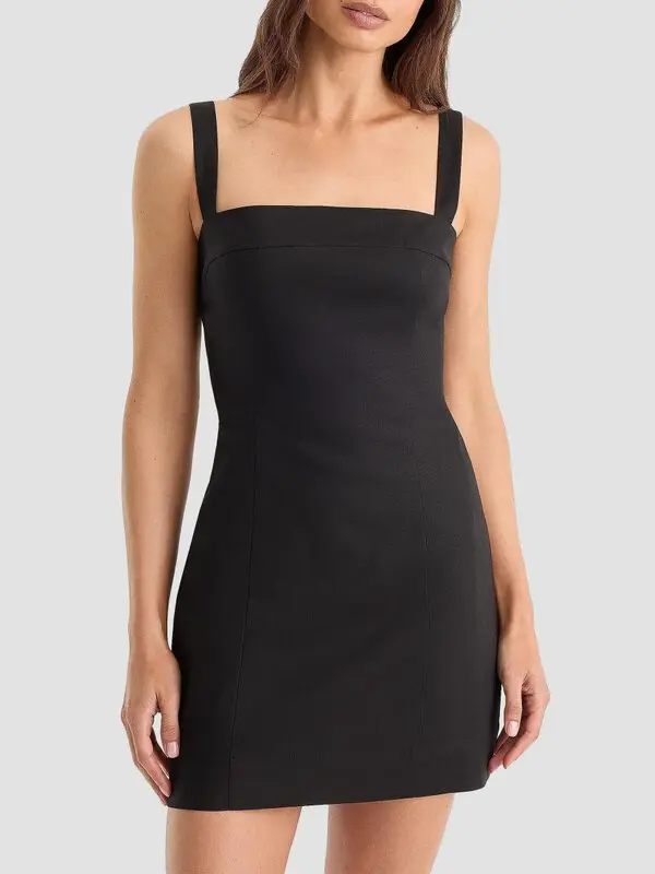 Good American The Structured Mini Dress