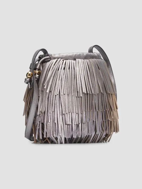 Zimmermann Leather Fringe Crossbody Bag