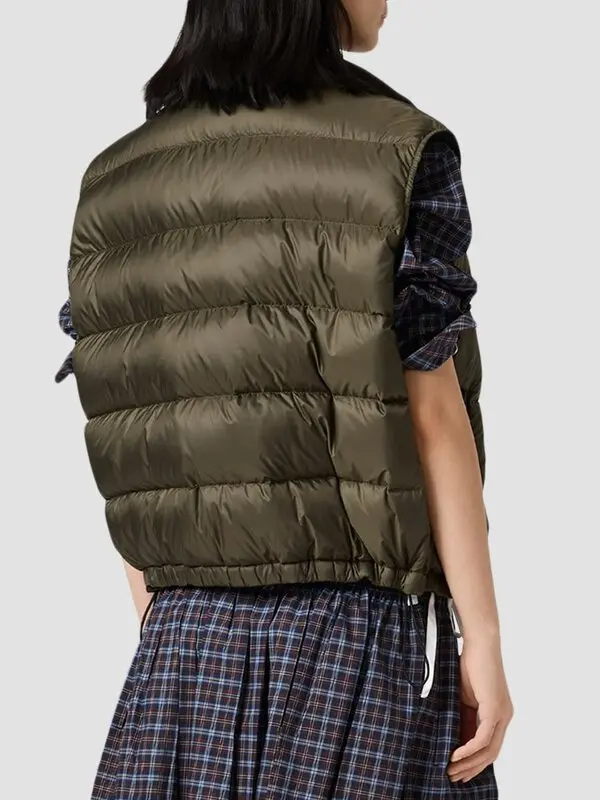 Miu Miu Padded Light Pongé Vest