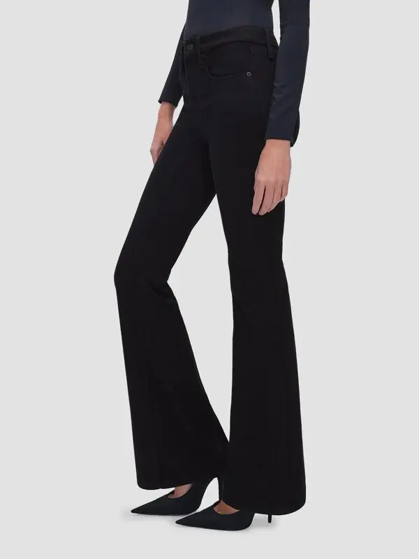 Good American Never Fades Good Legs Flare Jeans
