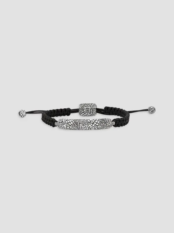 John Varvatos Snakeskin Sterling Slider Bracelet