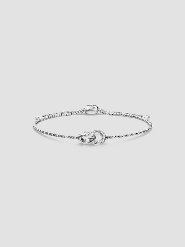 David Yurman Sculpted Cable Chain Bracelet In Sterling 8mm - Silver