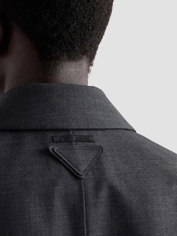 Prada Technical Wool Coat