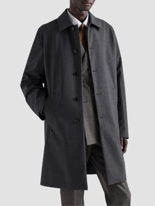 Prada Technical Wool Coat