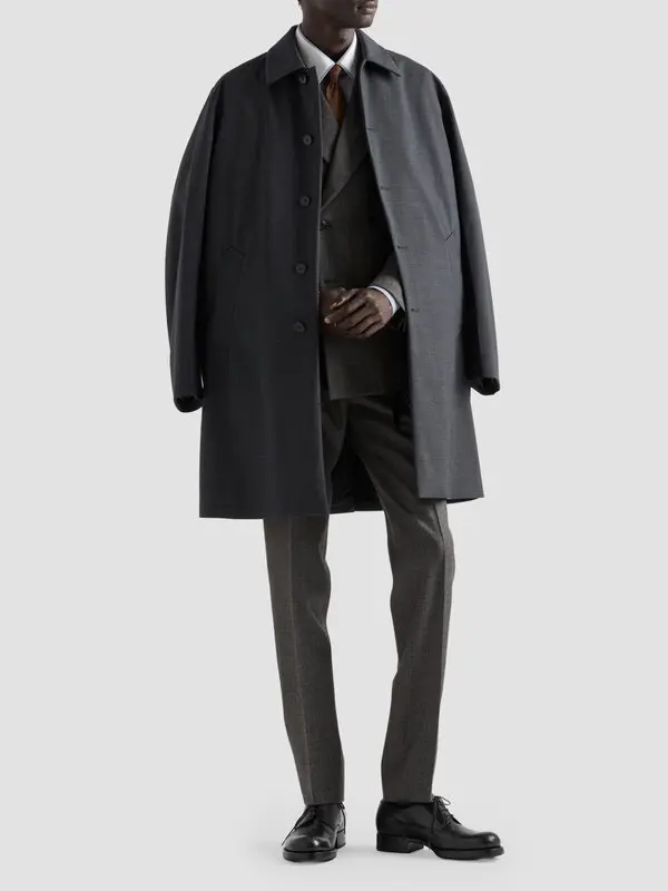 Prada Technical Wool Coat