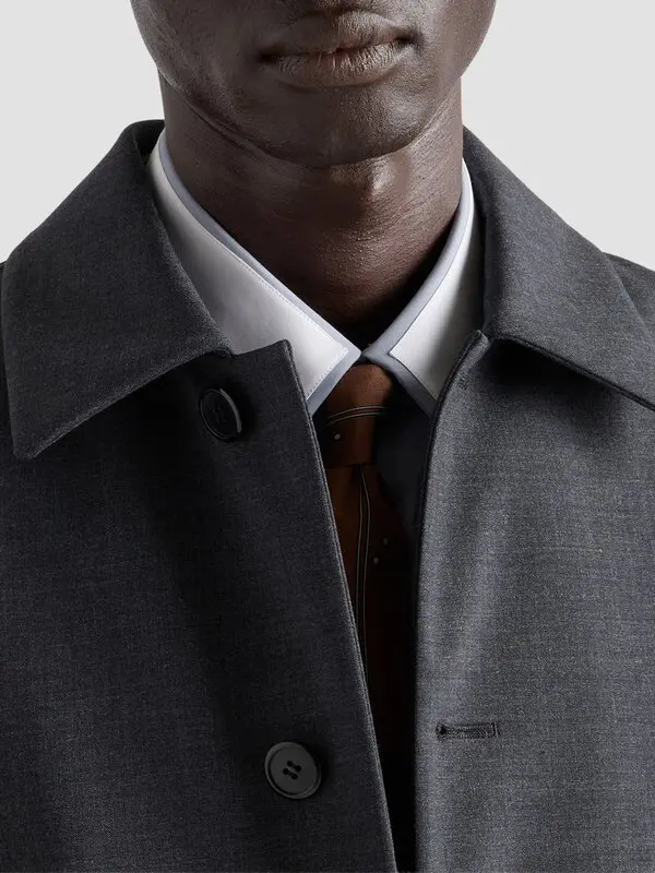 Prada Technical Wool Coat