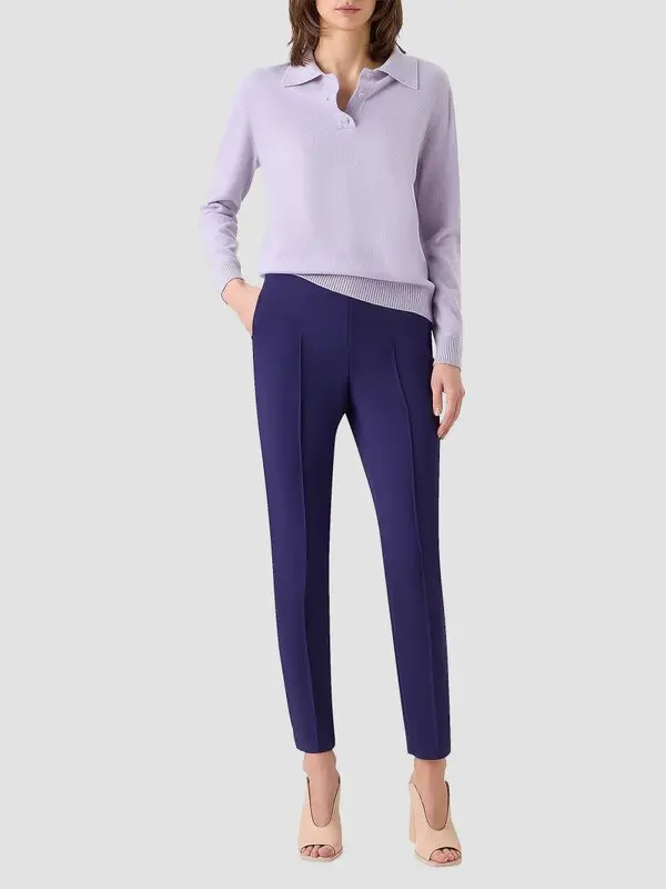 Akris Cashmere Knit Polo Sweater