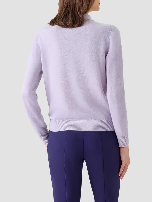 Akris Cashmere Knit Polo Sweater