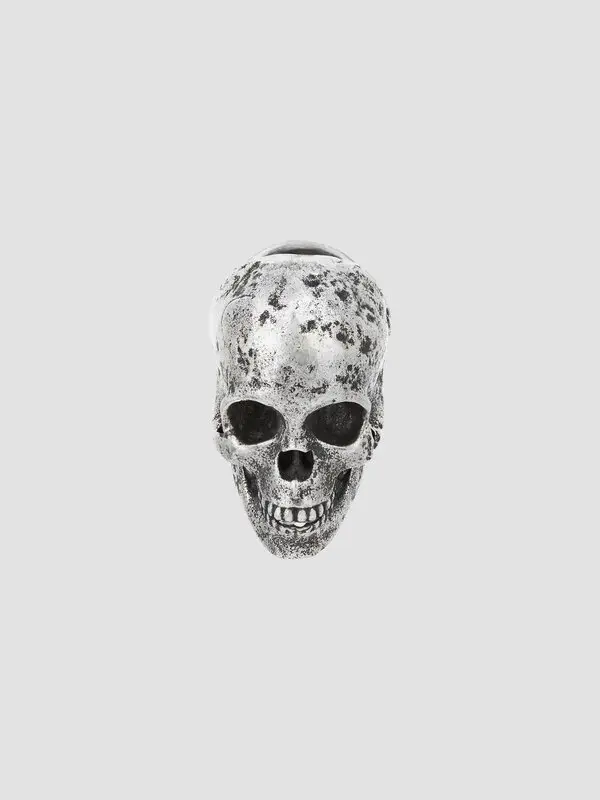 John Varvatos Skull Sterling Brooch