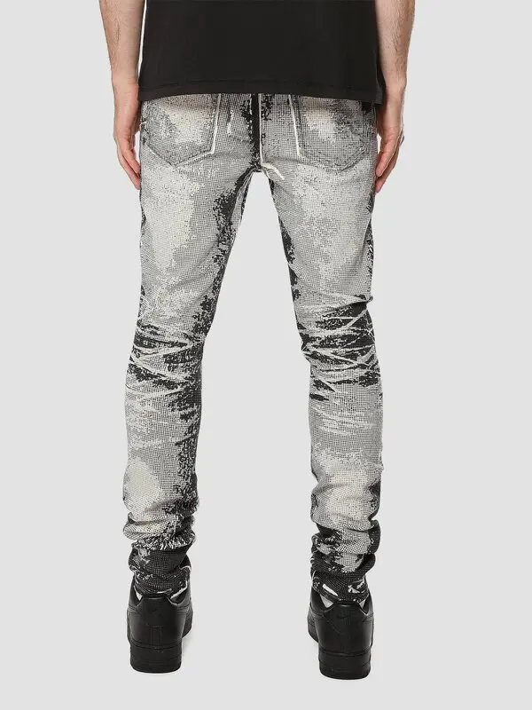PURPLE BRAND Trompe L'oeil Stretch-denim Skinny Jeans