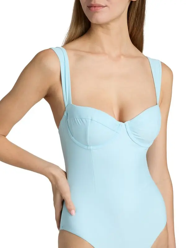 Simkhai Kyle One-piece Swimsuit - Sky