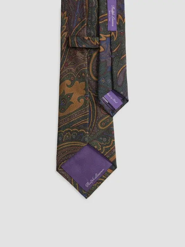 Ralph Lauren Purple Label Paisley Silk Tie