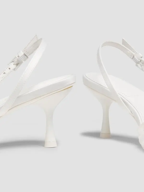 Simkhai Dylan Lace Slingback Pumps