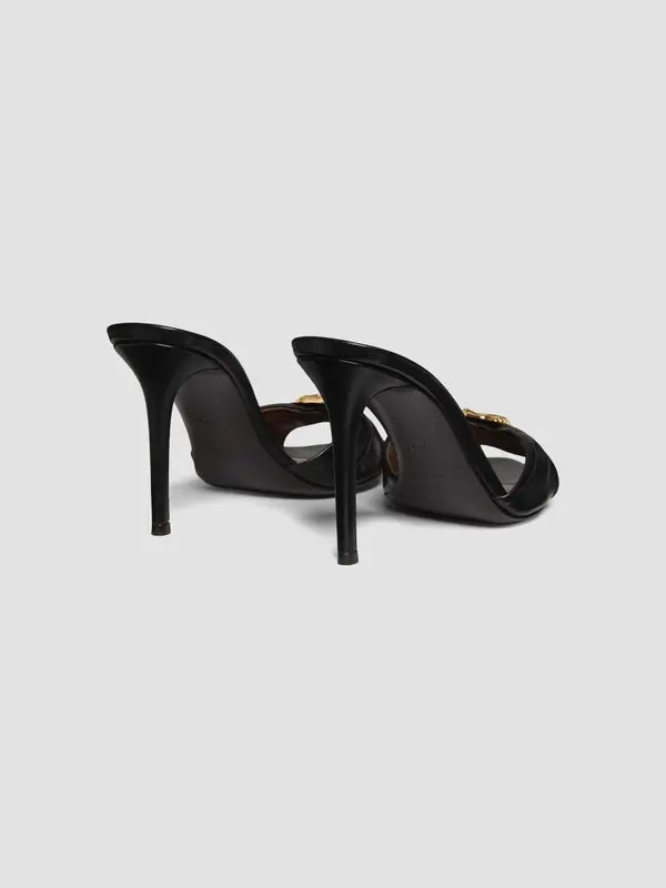 GIUSEPPE ZANOTTI Clandestino 90mm Leather Mules