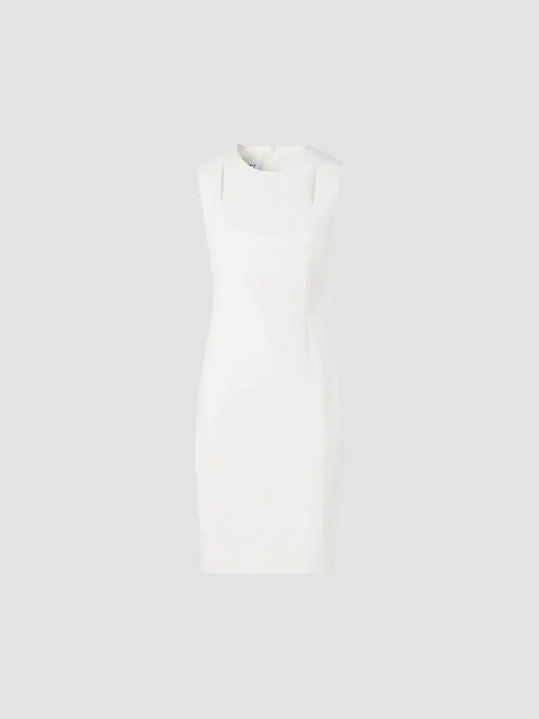 Akris Slot Cut-out Jersey Sheath Mini Dress