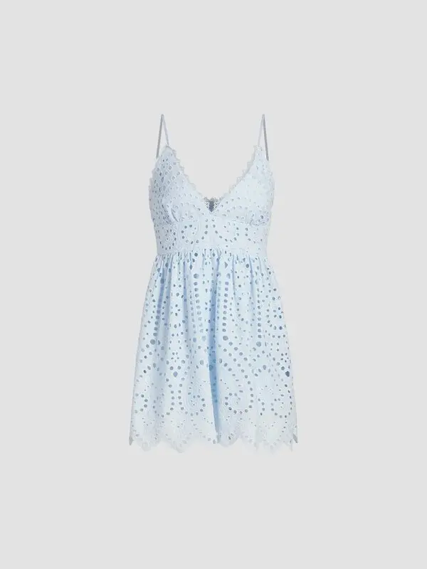 Generation Love Lilia Cotton Eyelet Minidress