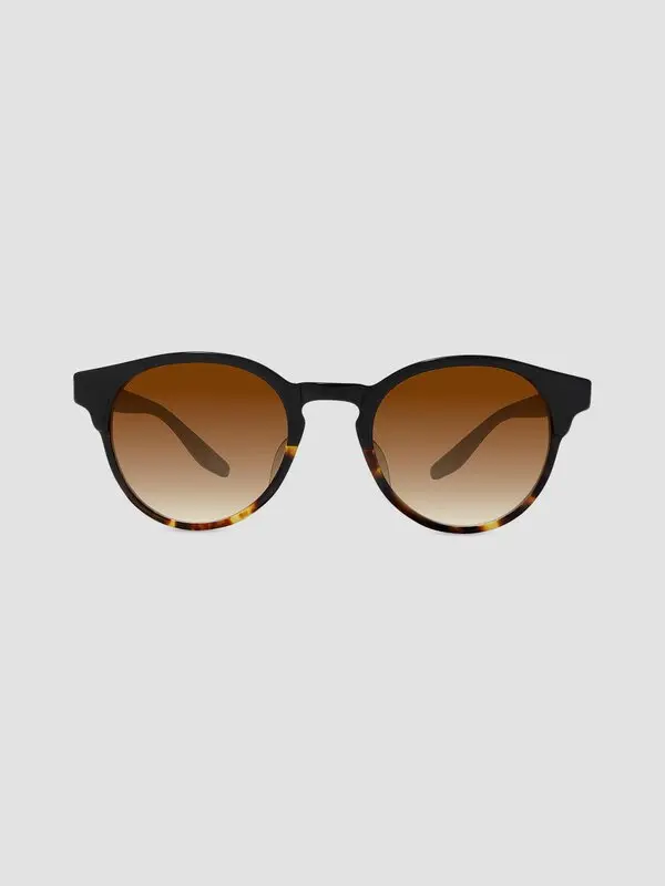 Barton Perreira Beckford 49mm Round Sunglasses - Brown