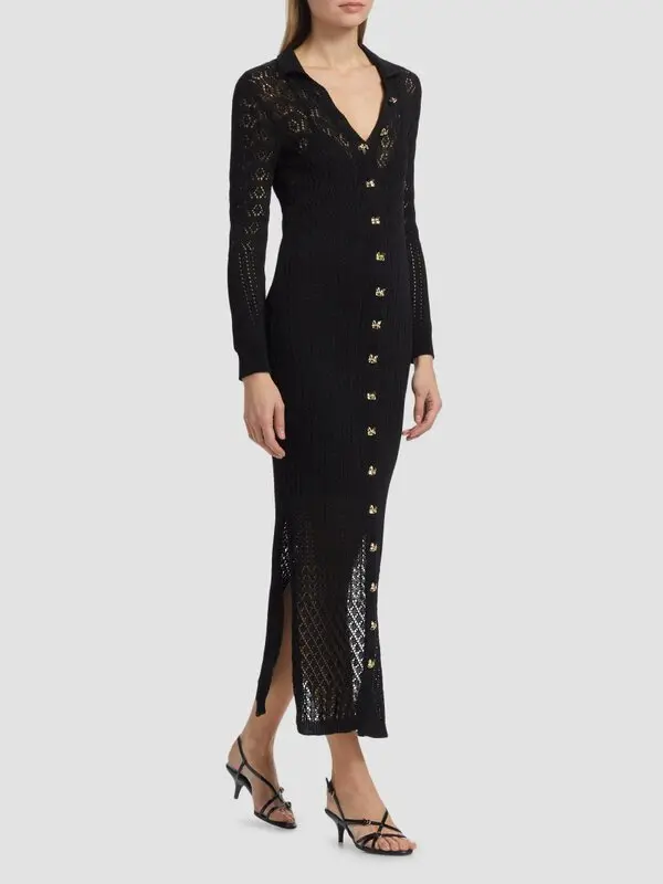 Generation Love Eleni Pointelle Knit Maxi Dress