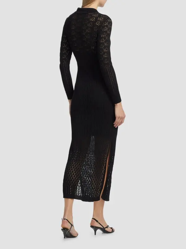 Generation Love Eleni Pointelle Knit Maxi Dress
