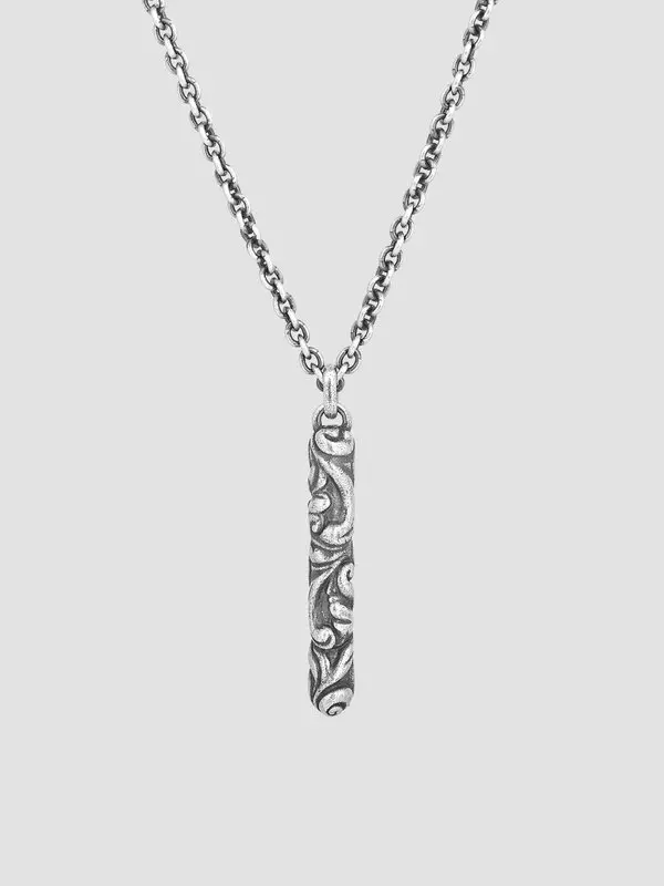 John Varvatos Gothic Sterling Silver Pendant Necklace