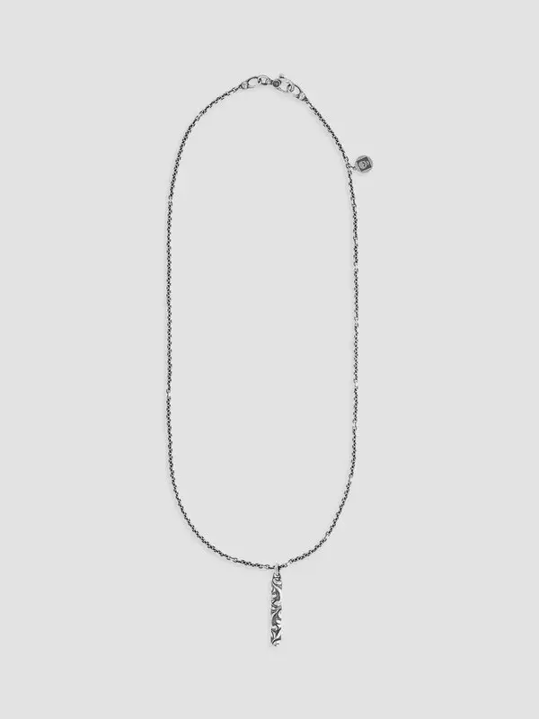 John Varvatos Gothic Sterling Silver Pendant Necklace