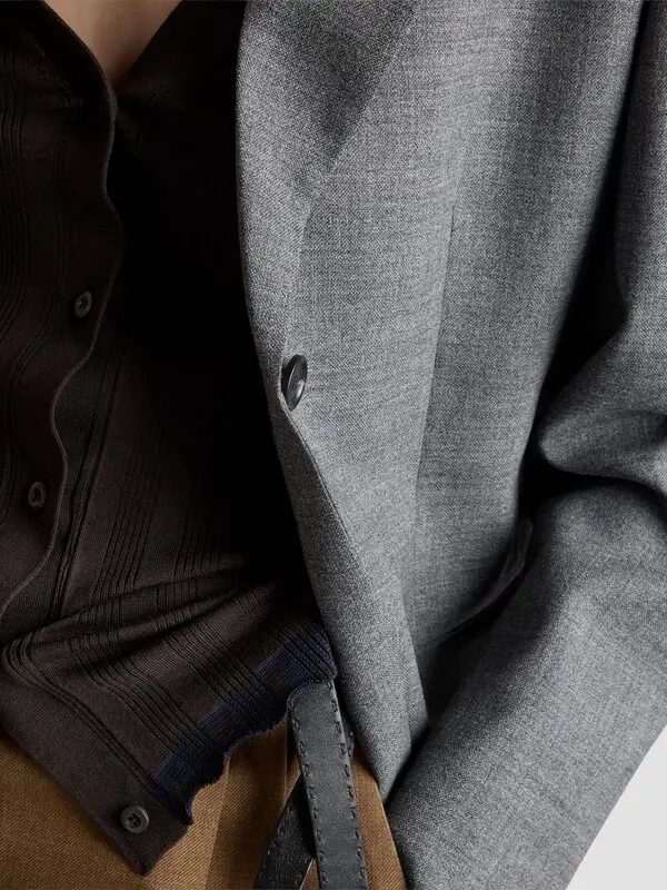 Prada Wool Cardigan - Brown