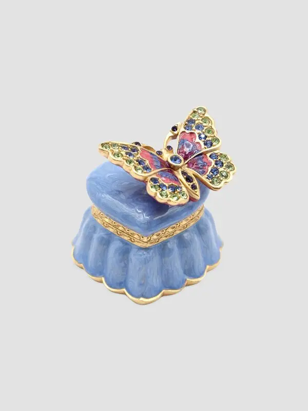 JAY STRONGWATER Emma Mini Butterfly & Heart Box