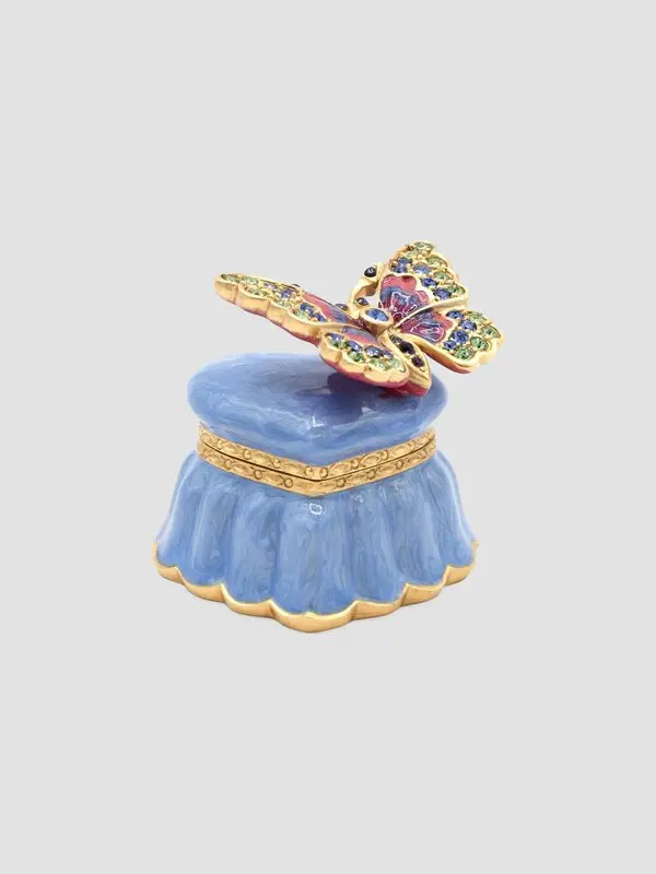 JAY STRONGWATER Emma Mini Butterfly & Heart Box
