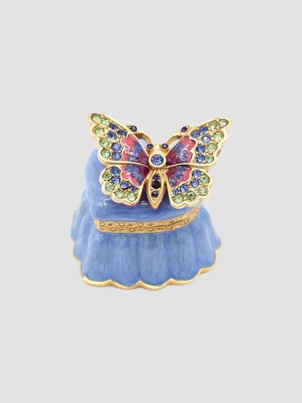 JAY STRONGWATER Emma Mini Butterfly & Heart Box
