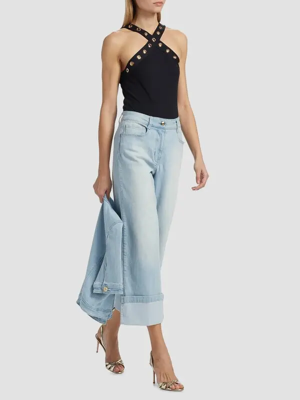 Generation Love Sabeen Grommet Halterneck Bodysuit
