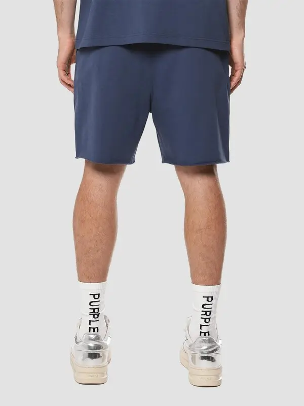 PURPLE BRAND Logo Fleece Shorts