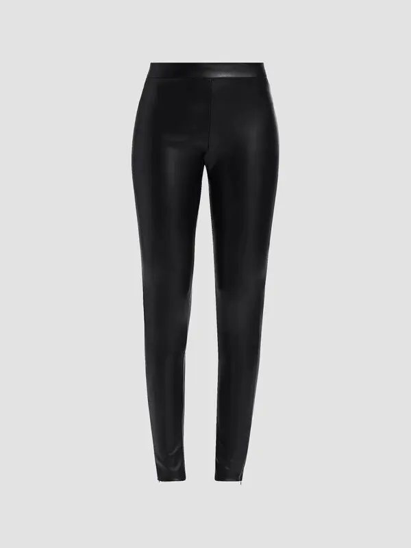 Generation Love Josie Faux-leather Crop Leggings - Black