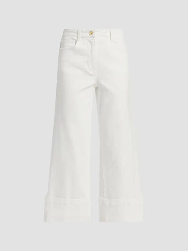 Generation Love Eros High-rise Wide-leg Cuffed Jeans