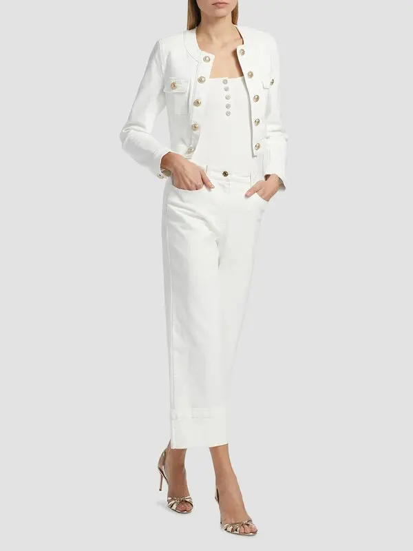Generation Love Eros High-rise Wide-leg Cuffed Jeans
